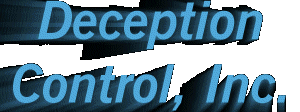 Deception Control Inc., Homepage